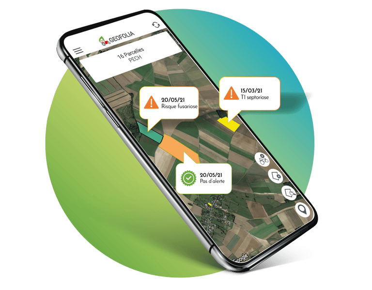 Logiciel de gestion de parcelles agricoles - Geofolia